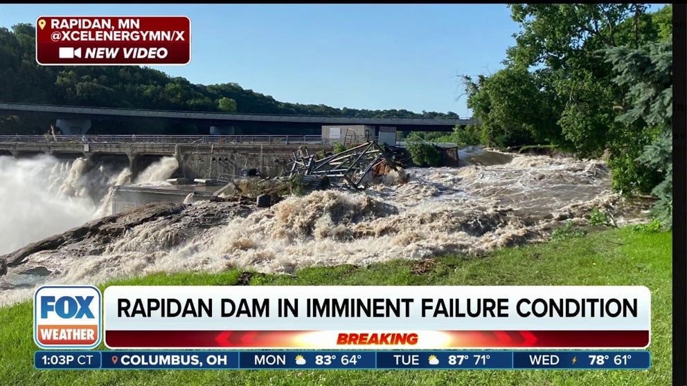 Minnesota dam in 'imminent failure condition' due to flooding | Latest ...