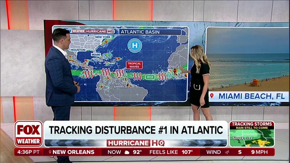 Tropical disturbance being tracked in Atlantic | Latest Weather Clips ...