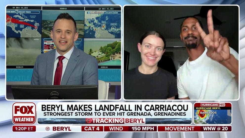 Grenada resident describes powerful Hurricane Beryl | Latest Weather ...