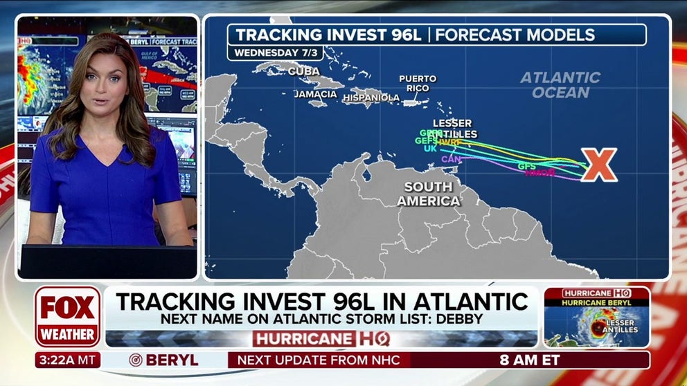 Tropical disturbance 96L struggling to gain foothold amid Saharan dust ...