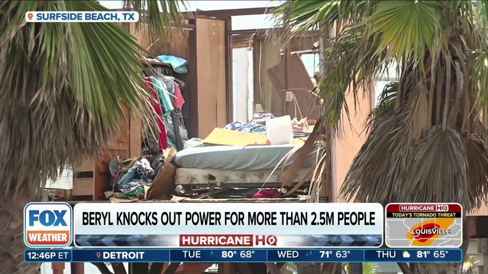 Coastal communities in Texas begin cleanup amid scorching temperatures ...