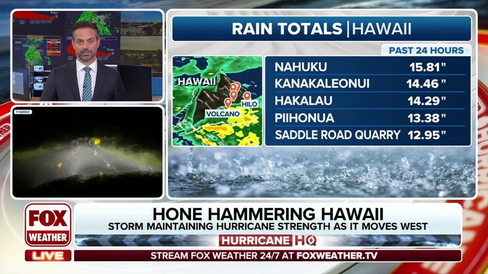 Hurricane Hone continues to brush by Hawaii as Category 1 storm ...