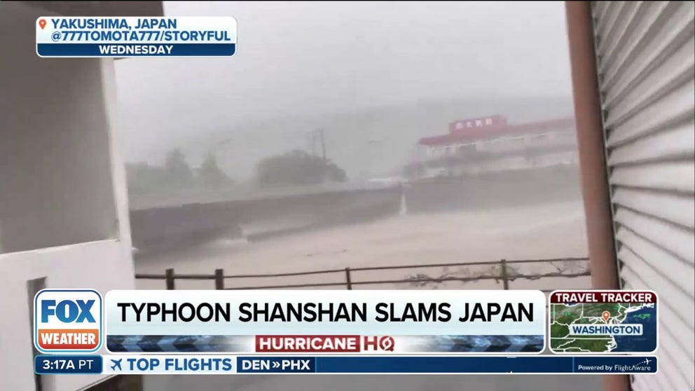 Deadly Typhoon Shanshan slams Japan with destructive winds, flooding ...