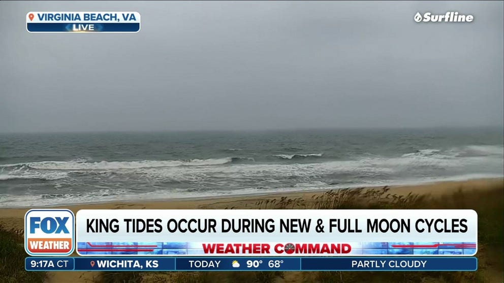 King tides bring higher water levels to coastlines of Virginia ...