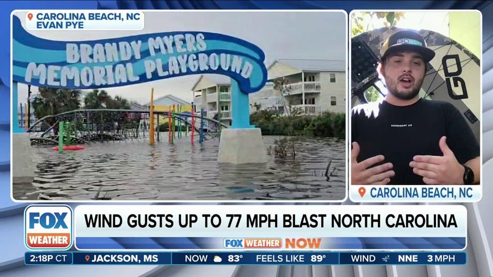 Carolina Beach resident shares aftermath of Potential Tropical Cyclone ...