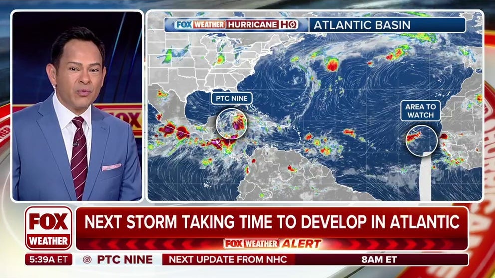 Next storm in Atlantic taking time to develop as NHC monitors tropical ...