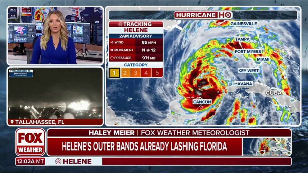 Hurricane Helene remains on dangerous track toward Florida with life ...