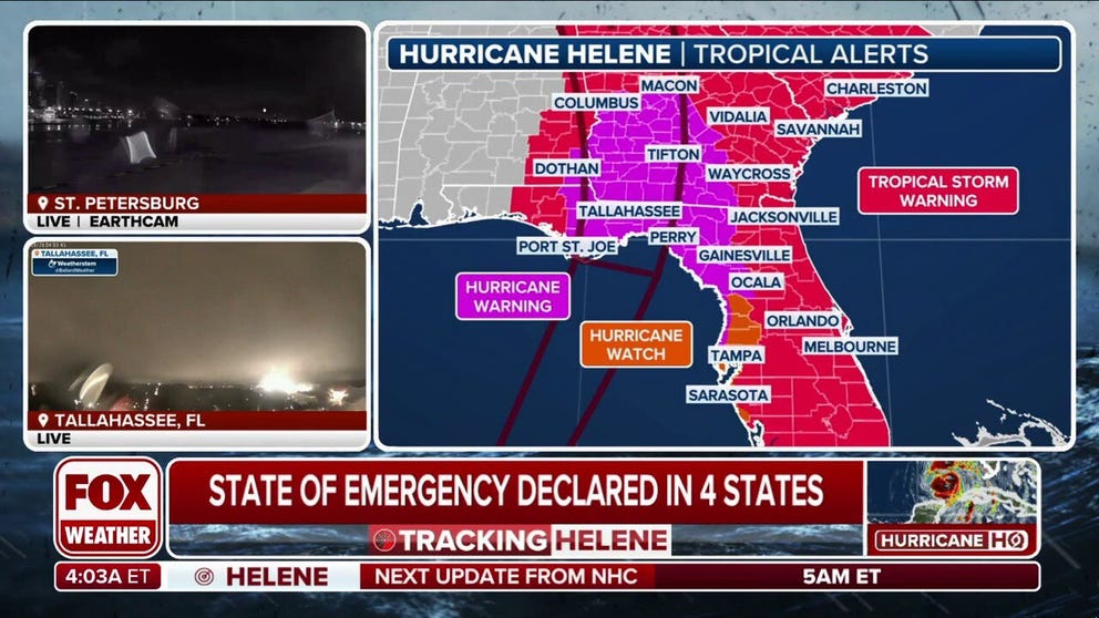 Hurricane Helene gaining strength, remains on track for potentially ...