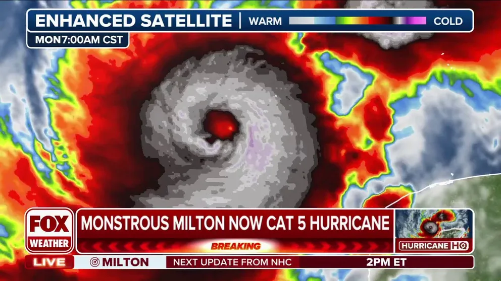 Hurricane Milton strengthens into Category 5 storm with Florida bracing ...