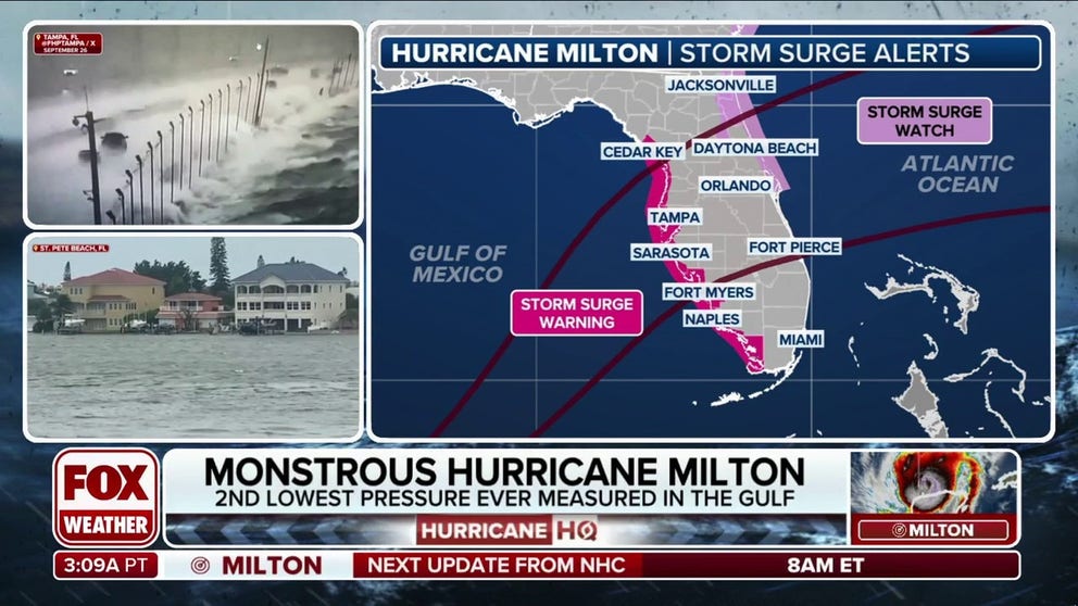 Catastrophic storm surge to inundate Florida's Gulf Coast | Latest ...