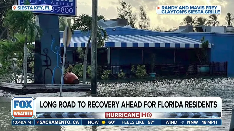 Florida restaurant battered by back-to-back hurricanes with Helene ...