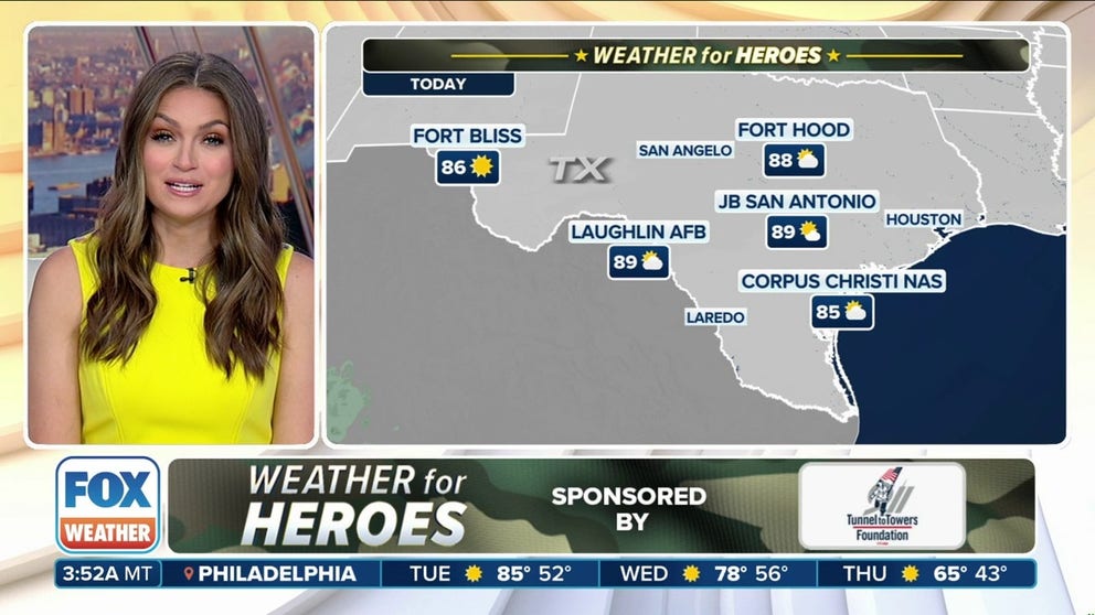 US troops in Texas, Southeast enjoy calmer weather under pleasant skies ...