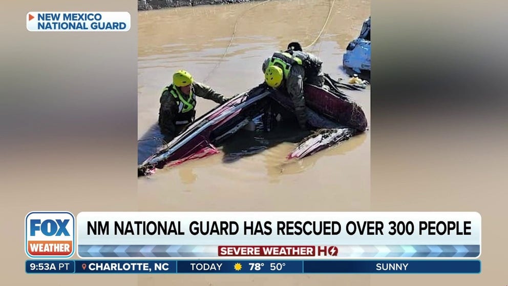 New Mexico National Guard rescues more than 300 people from flooding ...