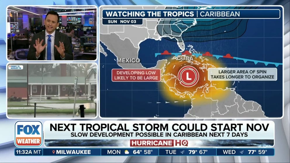 Next tropical threat brewing in Caribbean for hurricane season's final ...