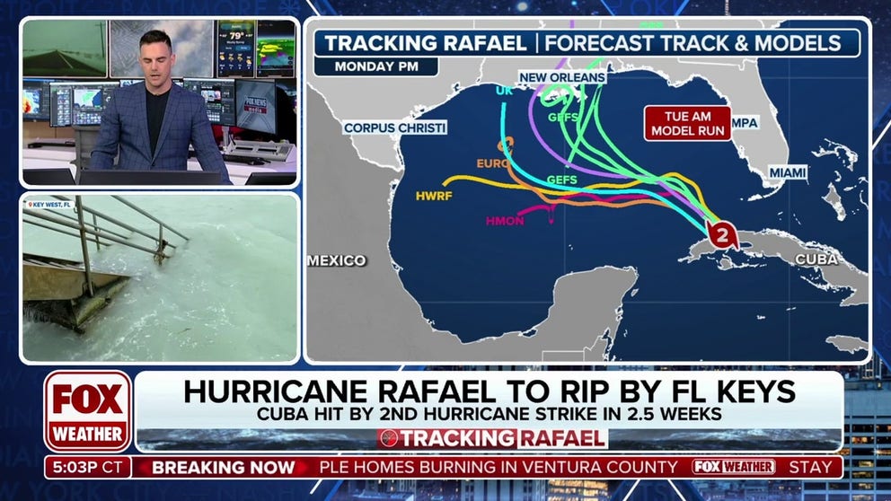 Hurricane Rafael to roll by Florida Keys into Gulf of Mexico | Latest ...