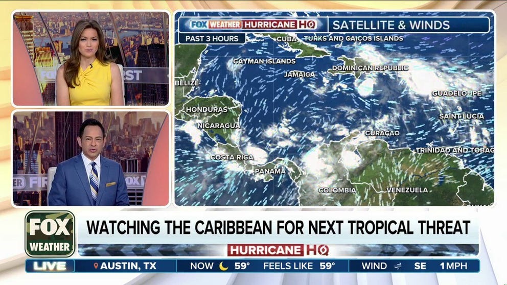 New area in Caribbean being monitored for slow tropical development ...