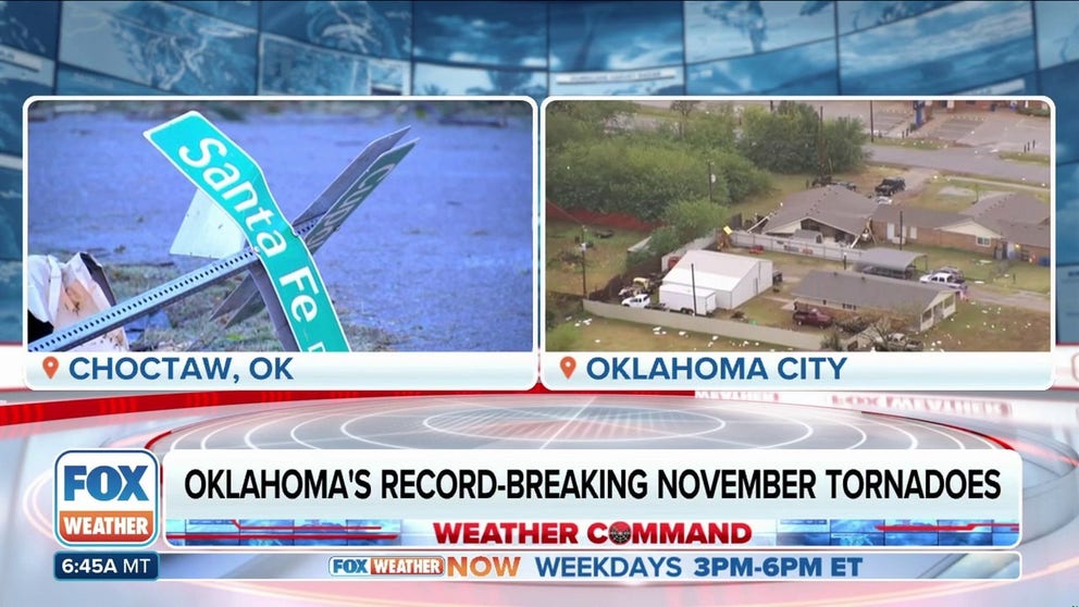 Oklahoma sees record-breaking number of tornadoes in November | Latest ...