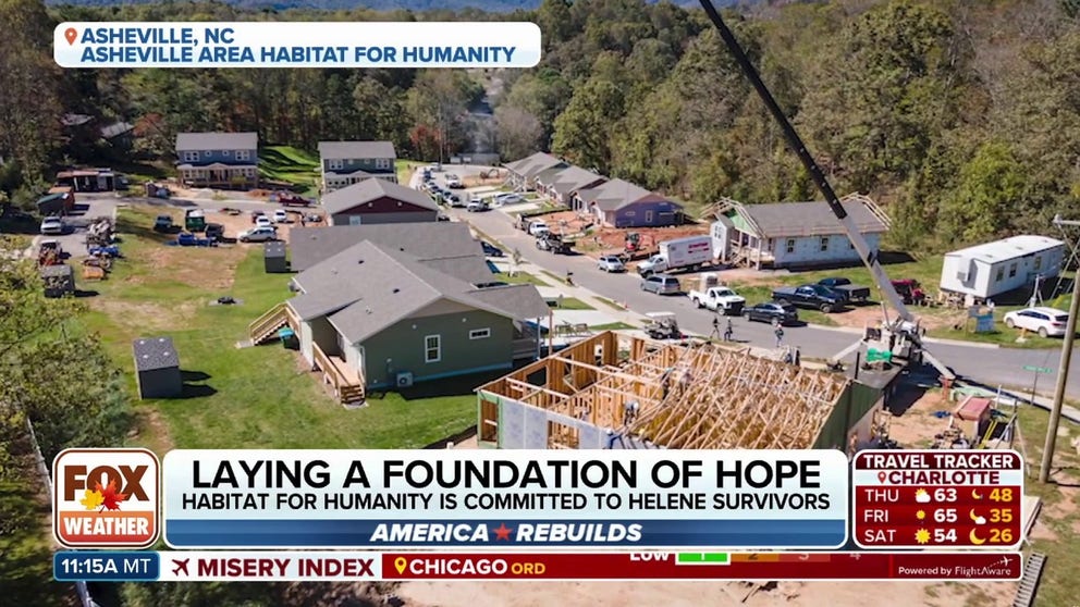 Habitat for Humanity helps rebuild North Carolina homes destroyed by ...