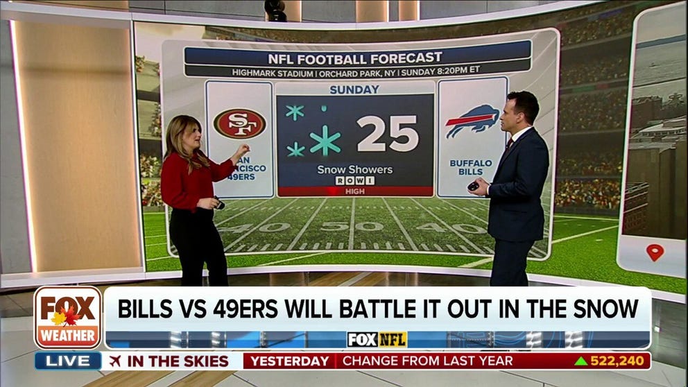 Heavy snow threatens Bills-49ers game on Sunday Night Football | Latest ...
