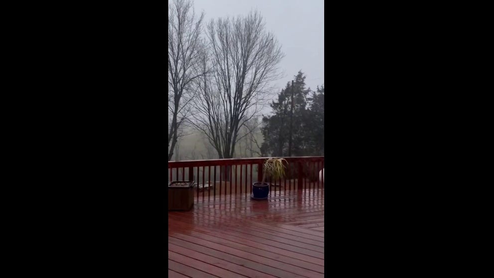 Watch: Rain, wind suddenly pick up as storm moves over Kentucky town ...