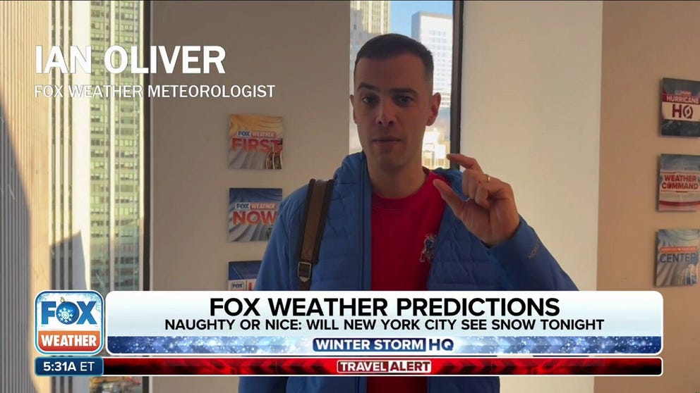 FOX Weather Meteorologists predict snow for New York City on Saturday ...