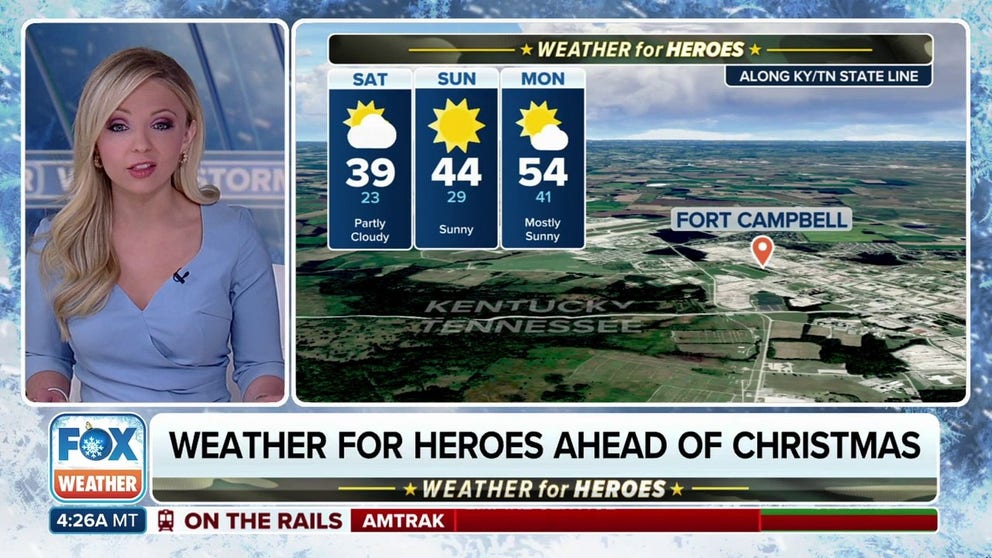 Weather for Heroes: Christmas week forecast for U.S. military bases ...