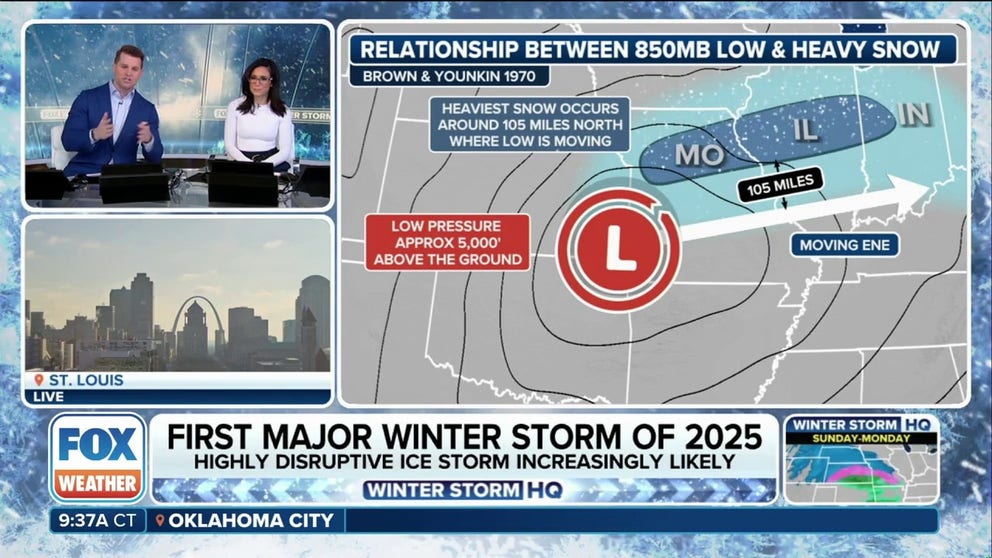 Why being 105 miles north of a winter storm is critical for heavy ...