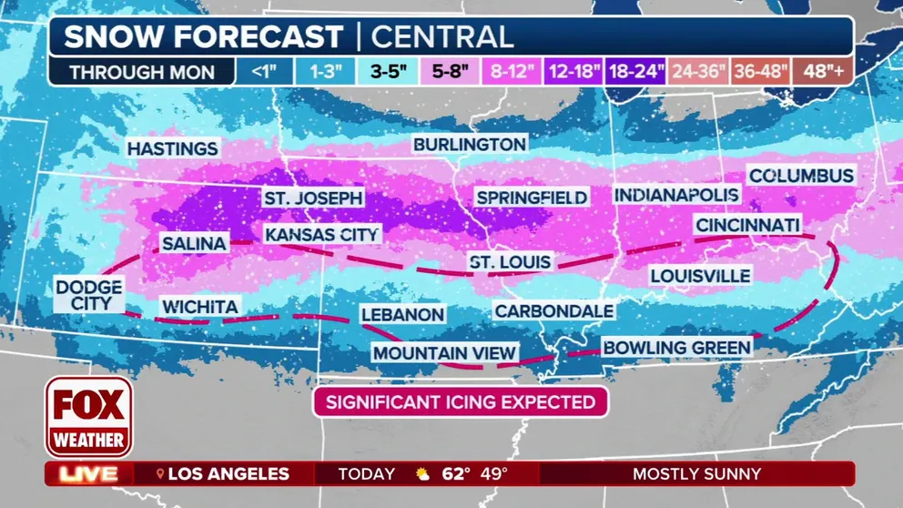 Blizzard Warnings issued for millions across two states | Latest ...