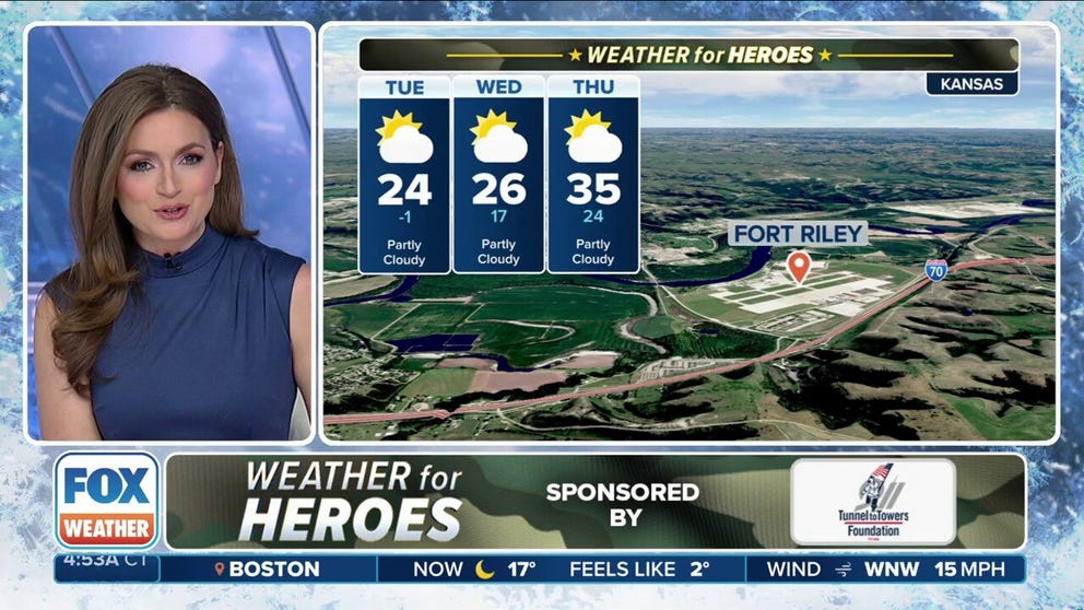 Weather for Heroes: Kansas troops battle snow, bitterly cold ...