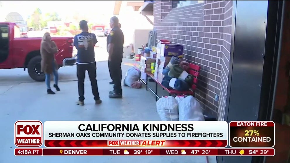 Thankful California communities giving back to first responders working ...