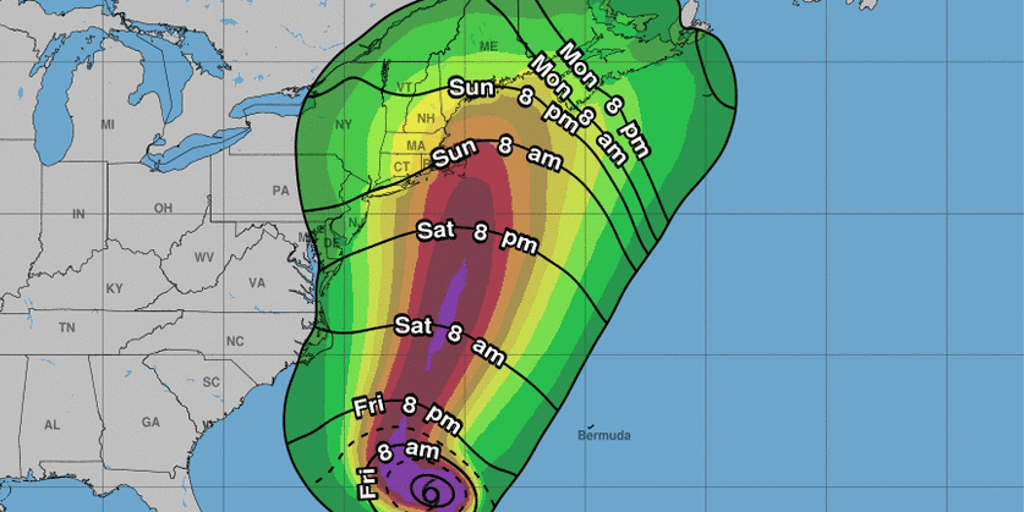 Tropical Storm Henri's track resembles that of another Henri in 1985 ...
