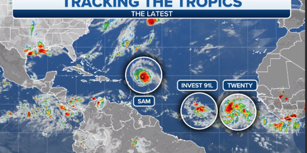 Tropical Depression 20 forms in Atlantic as tropics remain active | Fox ...