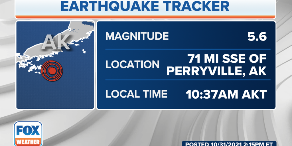 Magnitude 5.6 earthquake reported off the coast of Alaska | Fox Weather