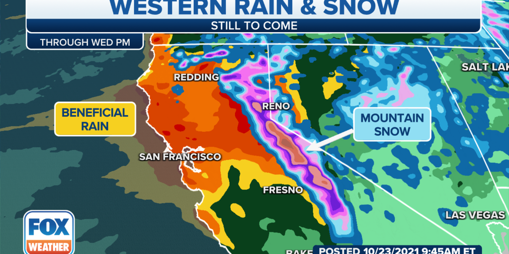 Highest level risk for excessive rainfall issued in California | Fox ...