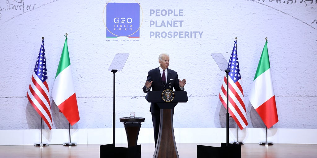 Biden says we are in the midst of a climate crisis at G20 summit in ...