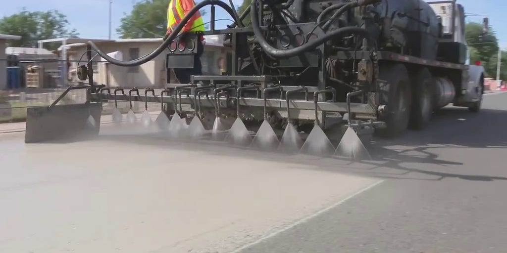 'Cool pavement’ technology helps beat heat on Phoenix streets | Fox Weather