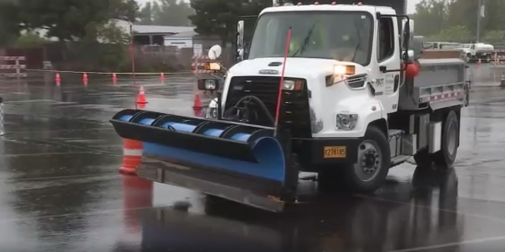 Watch as Oregon crews prepare for winter in snow 'roadeo' obstacles ...