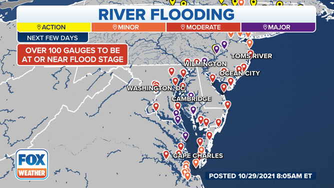 Strong Onshore Winds Cause Worst Coastal Flooding Since 2003 In Parts