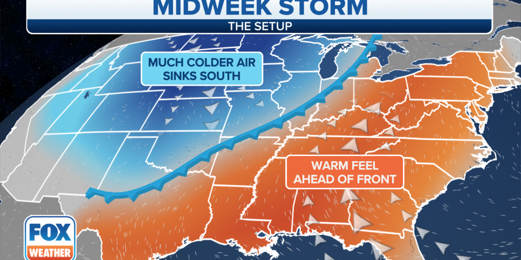 Cold front tracking through Midwest, Northeast with much colder ...