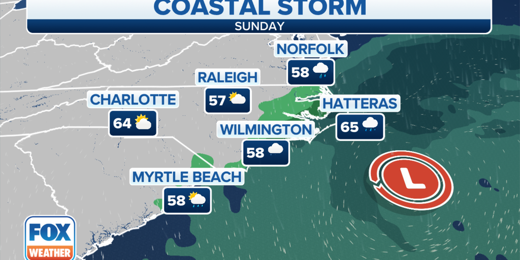 Southeast coastal storm on the move | Fox Weather