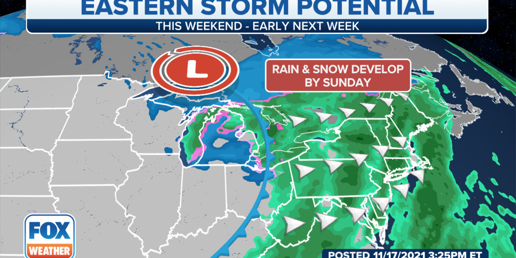 FOX Weather tracking potential Thanksgiving week storm for Northeast ...