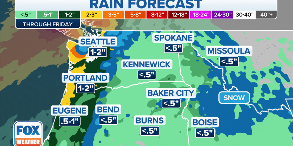 A parade of storms bringing rain to the West | Fox Weather
