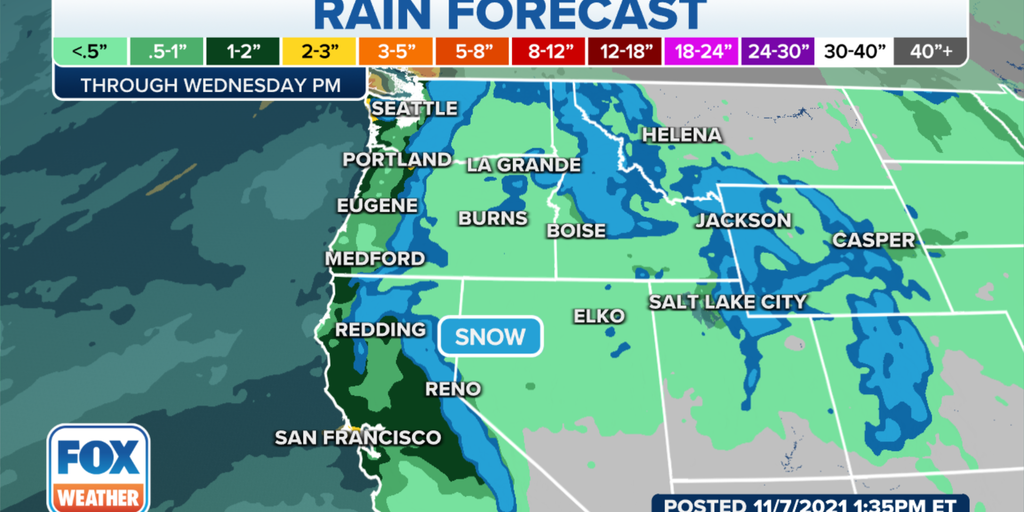 Storm to bring more rain to Pacific Northwest | Fox Weather