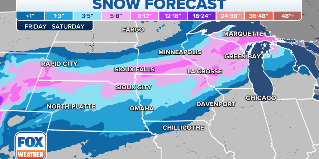 Widespread, significant winter storm to dump heavy snow from central ...