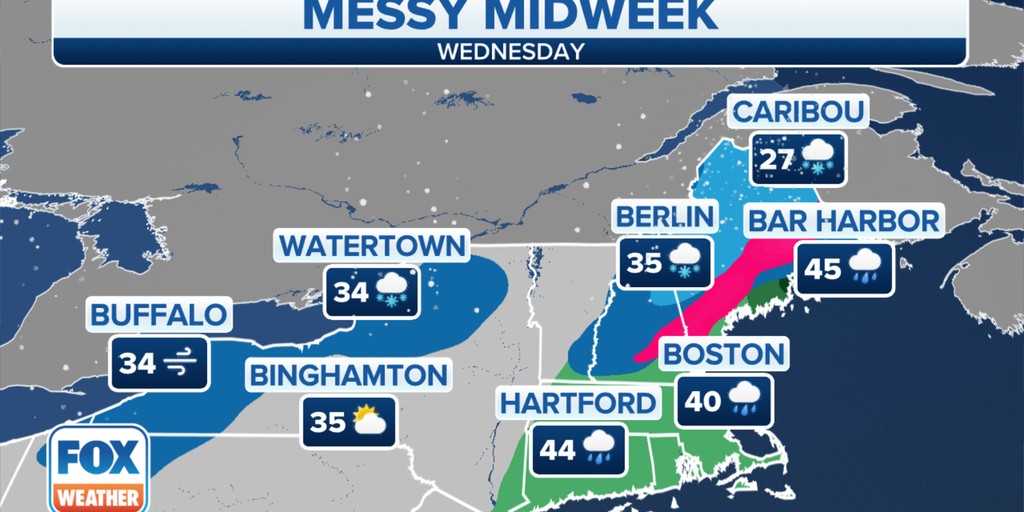 Clipper system to bring quick round of snow, ice to Great Lakes ...
