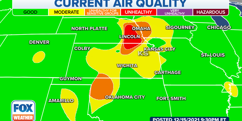 What's that smell? Kansas wildfires send smoky haze to neighboring ...