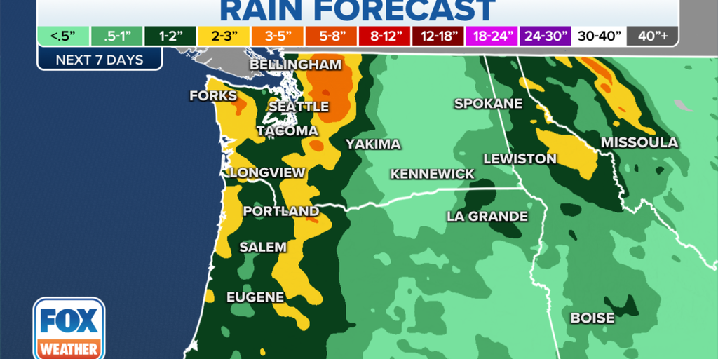 Sound like a broken record? More rain hitting Pacific Northwest | Fox ...