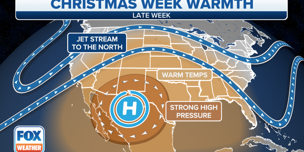 Santa could be delivering record warmth in southern US this Christmas ...