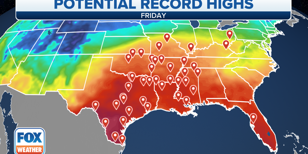 75-plus record-high temperatures in jeopardy through Saturday | Fox Weather