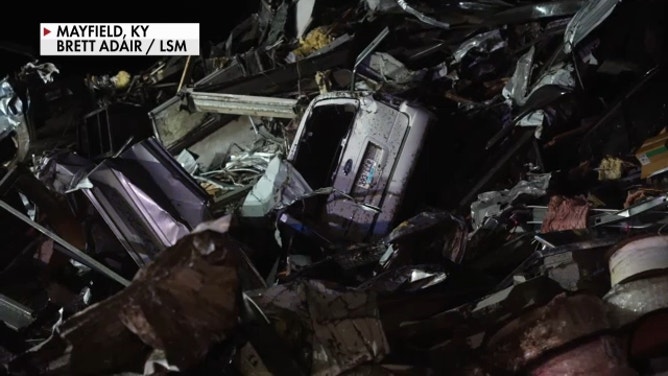 Catastrophic tornado damage reported in Mayfield, Kentucky | Fox Weather Catastrophic tornado damage reported in Mayfield, Kentucky | Fox Weather